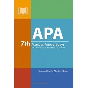 APA 7th Manual Made Easy Full Concise Guide Simplified for Students Updated for the APA 7th Edition Appearance Publishers 9798733612270 Periplus Online Bookstore Indonesia